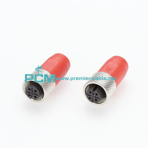 Robust M12 Termination Resistor Field Bus Cc-link A-coded 4 Pin M12 ...