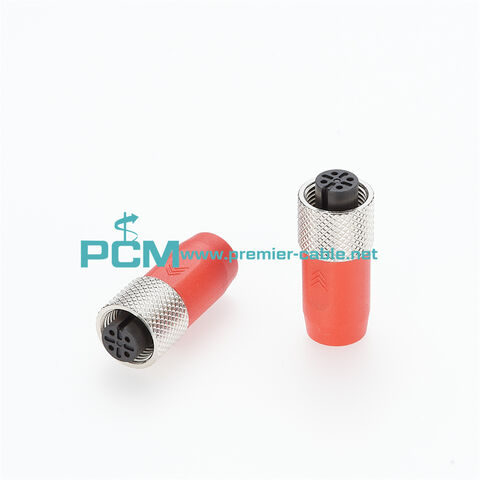 Robust M12 Termination Resistor Field Bus Cc-link A-coded 4 Pin M12 ...