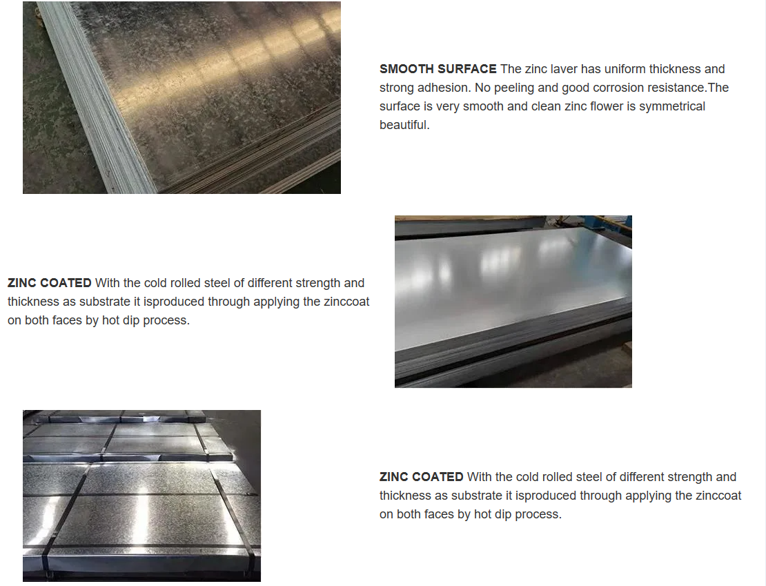 Jintuo Metal Dx51d Z275 Lembar Baja/pelat Galvanis/lembar Atap Besi ...