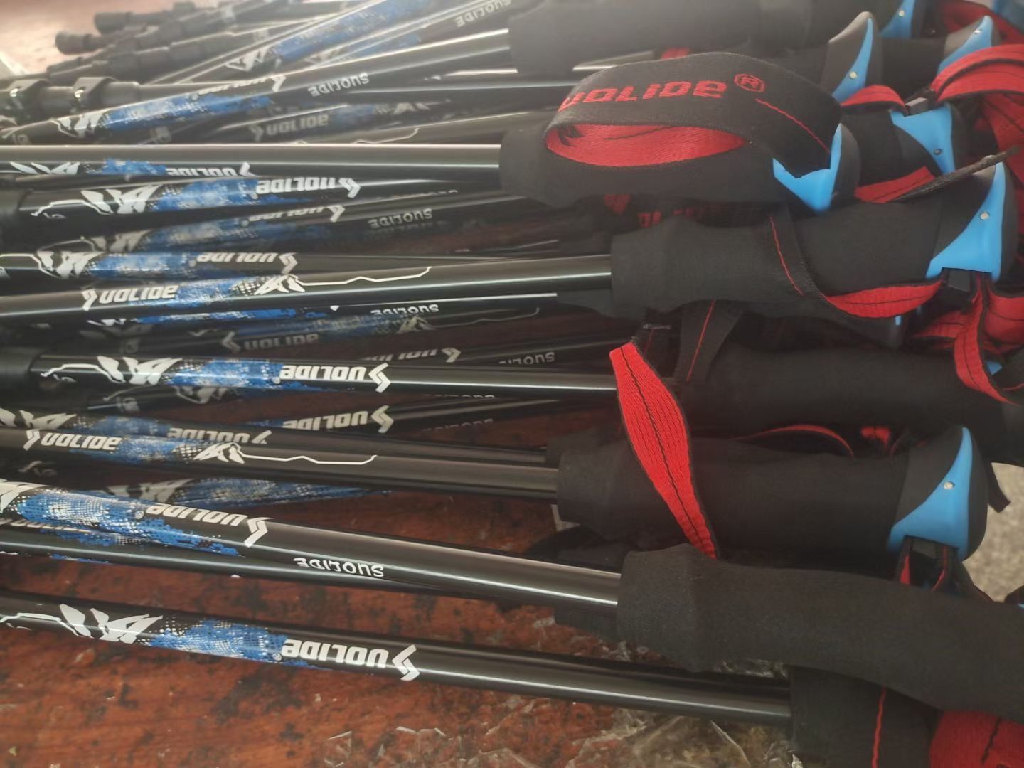 Aluminum Alloy Three Sections Of Shock -absorbing Straight Handle ...