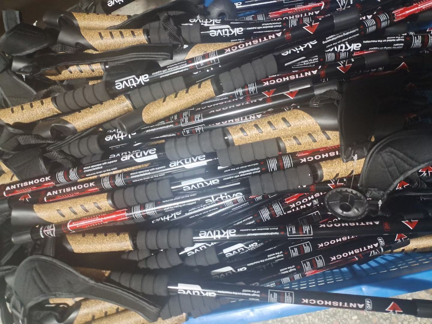 Aluminum Alloy Three Sections Of Shock -absorbing Straight Handle ...