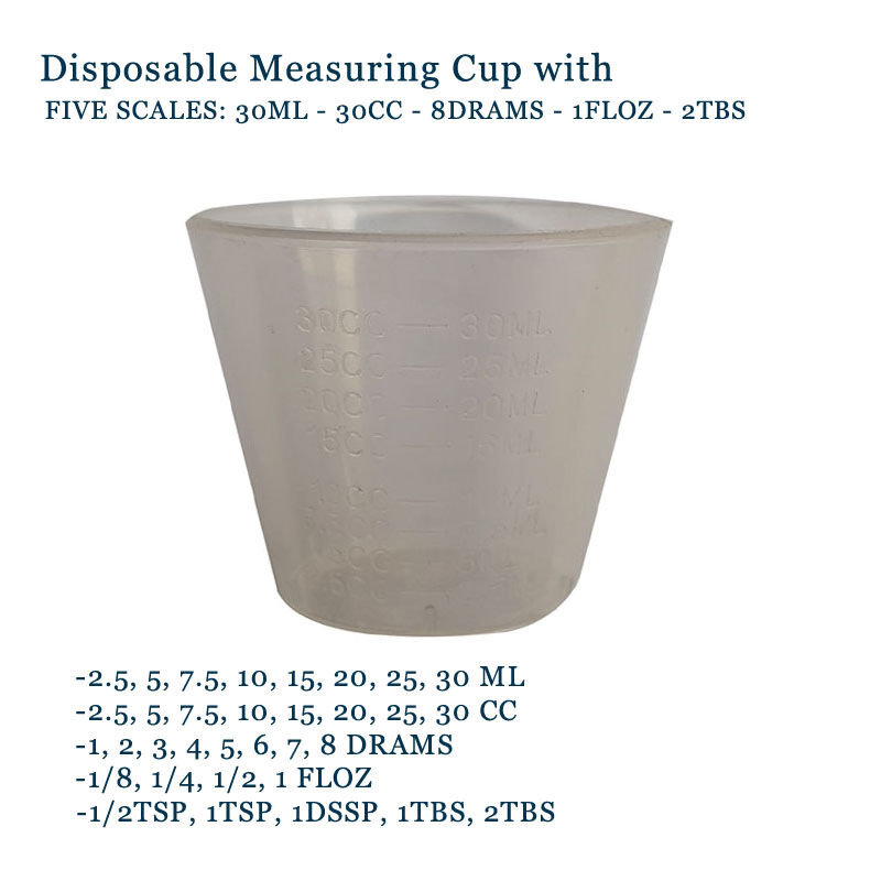 Buy Wholesale China Disposable Plastic Laboratory Measuring Cup With 30ml 30cc 1floz 2tbs 8 ...