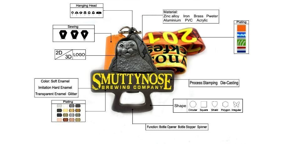 Interlocking Medal Soft Enamel Medal Running Sport Medal Antique Nickel ...