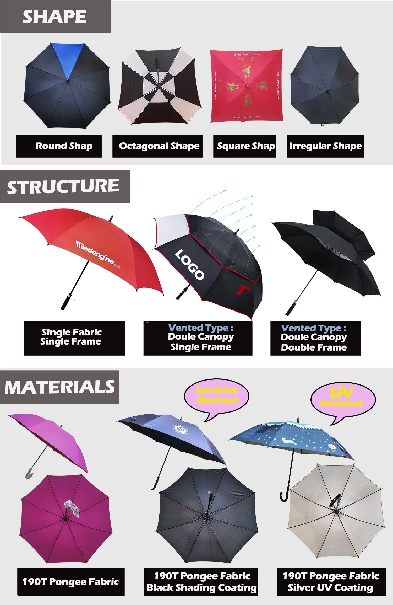 Promotional Umbrellas Factory Wholesale Personality Sublimation Golf Umbrella With Custom Logo ...