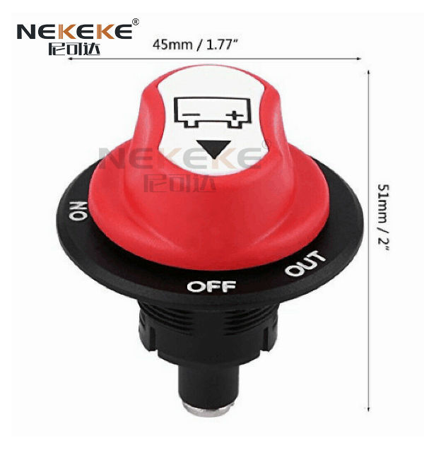 Nekeke 50v 50a Cont 75a On/off Battery Switch For Car Boat Truck $5 ...