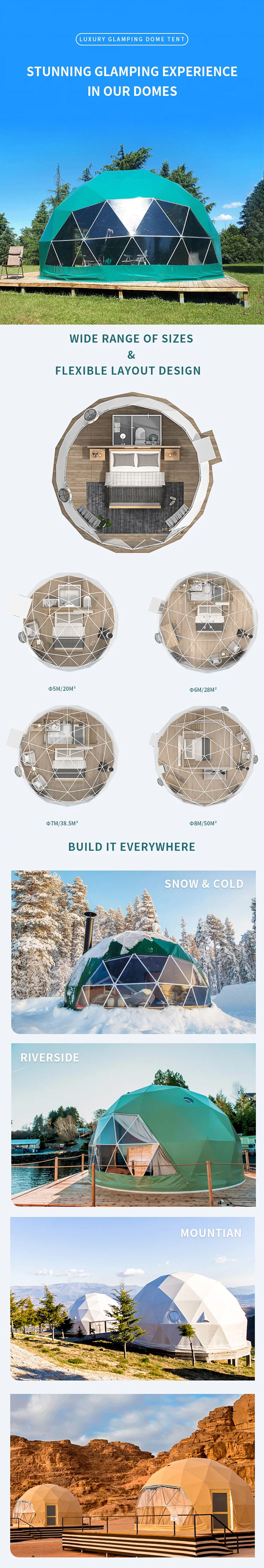 Bulk Buy China Wholesale House Geodesic Glass Camping Outdoor ...