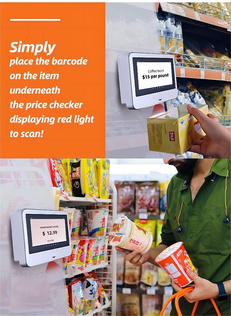 Buy Wholesale China 1d/2d/qr Code Scanner Samll Price Checker For ...