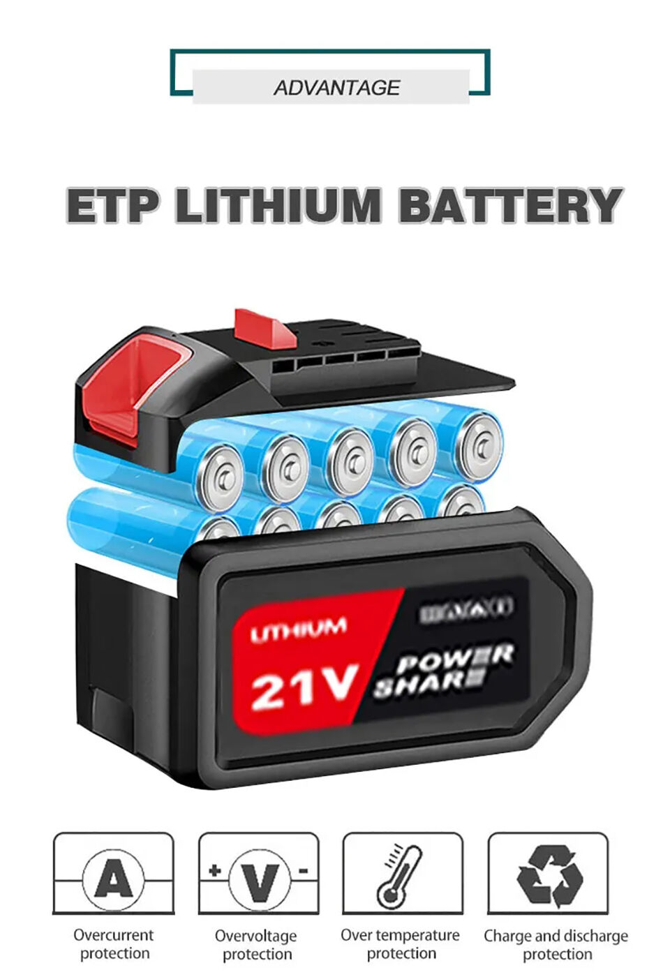Professional 21v Cordless Electric Tool Lithium Battery Electric Drill ...