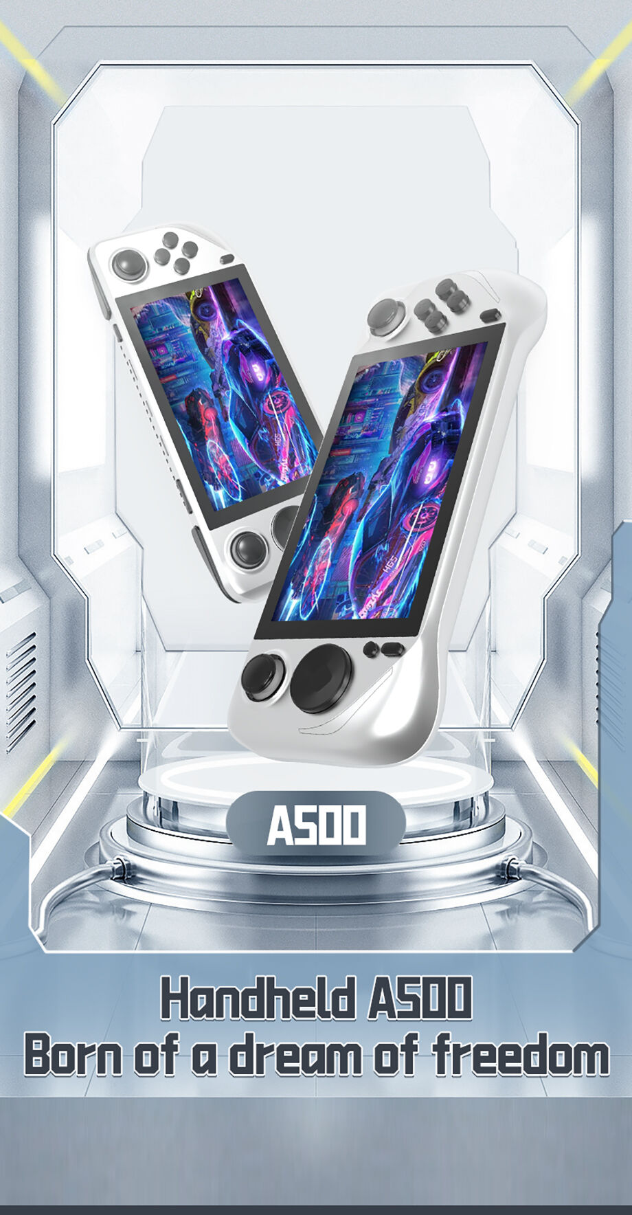 Buy Wholesale China X A500 Portable Handheld Game Console 5.0 Inch Ips ...