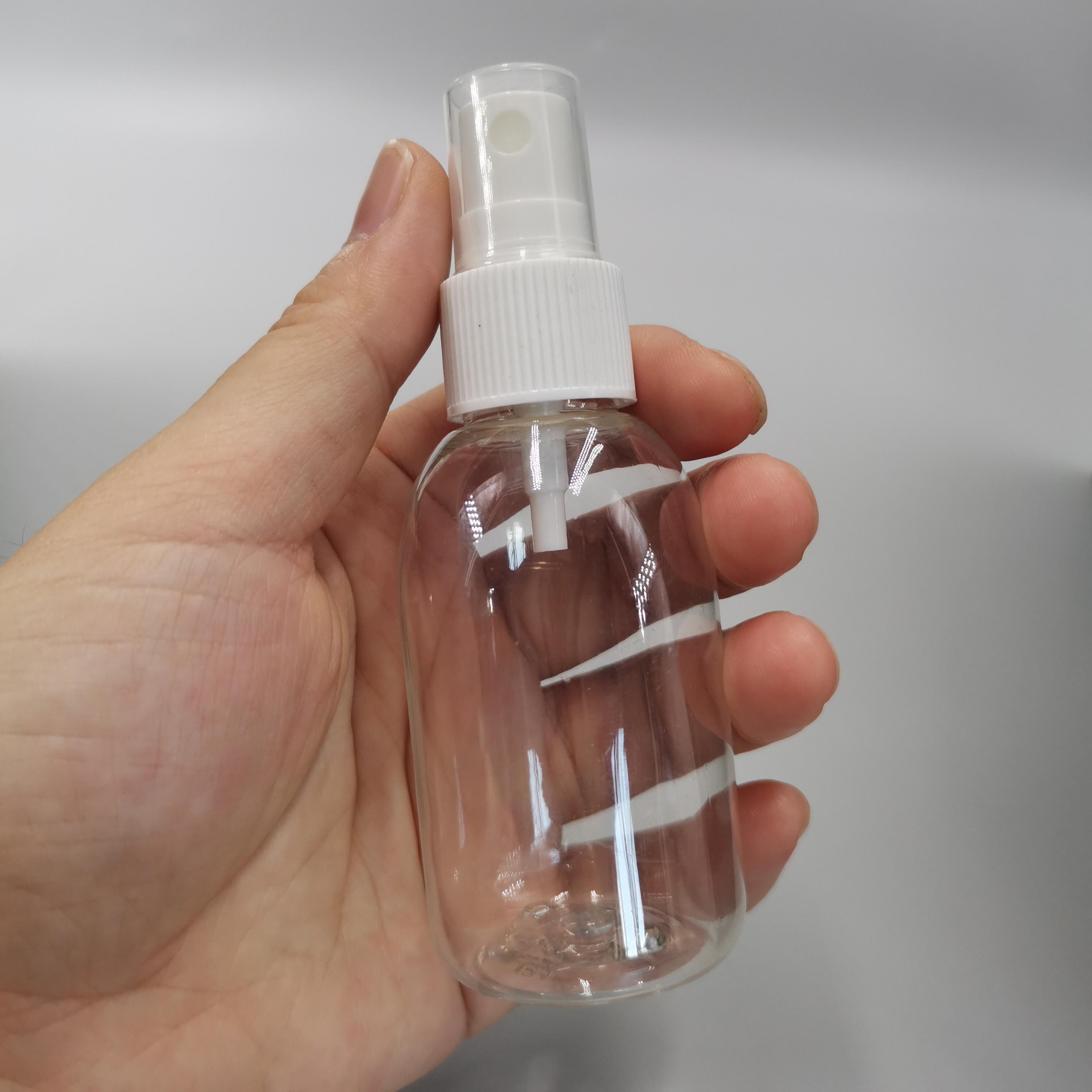 Biodegradable 60ml Plastic Perfume Botlte With Screw Cap For Toner ...