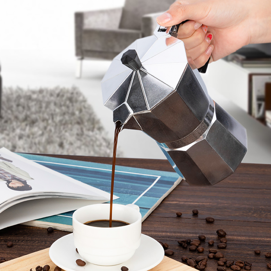 Buy Wholesale China Coffee Maker Italian Style Aluminum Coffee Maker ...