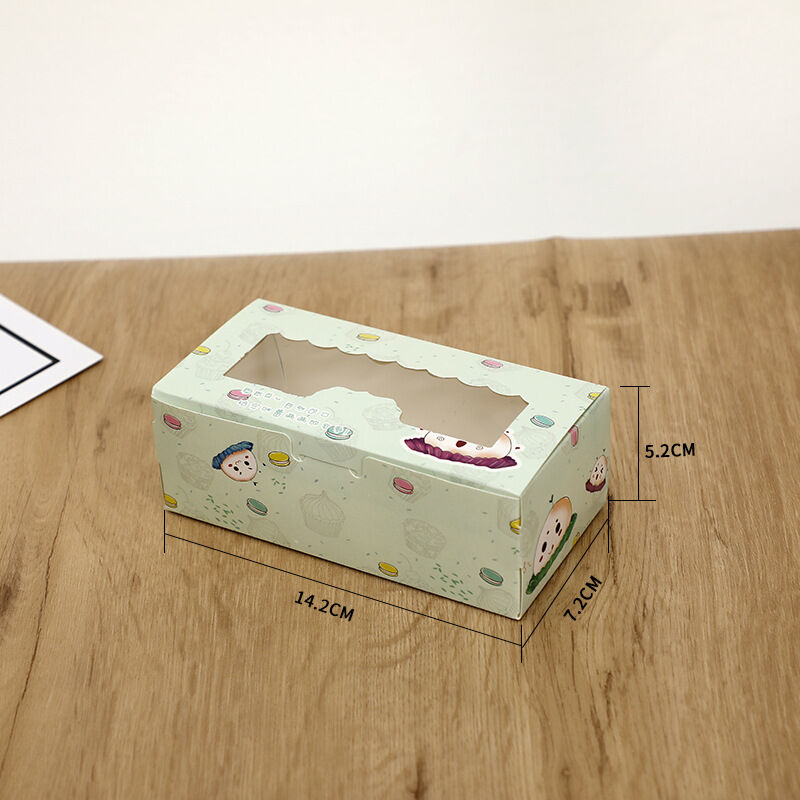 2 Pieces, 4 Pieces, 6 Pieces, Cake, Dessert, Cookie Packaging Box ...