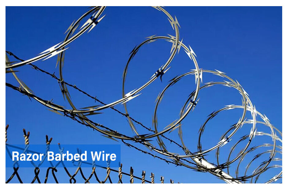 Bto-22 Galvanized Razor Wire Coils With Loops Dia 600 Mm Used On Ships ...