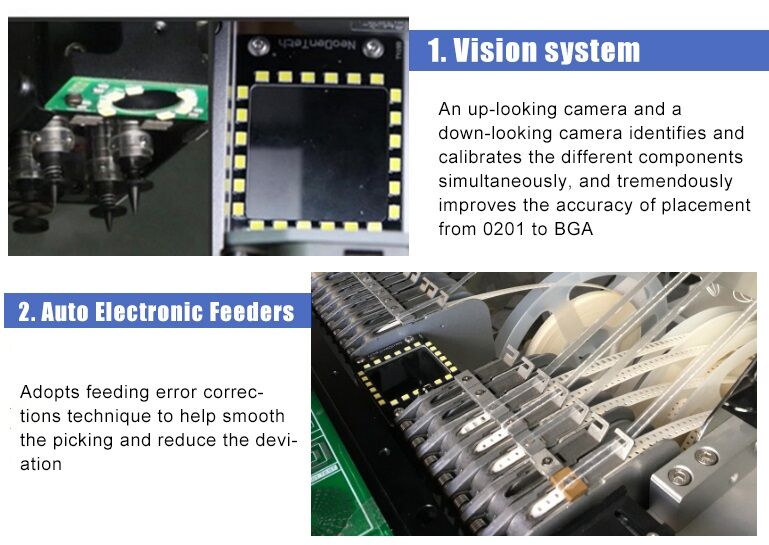 Smt Chip Mounter With Vision Neoden4 Supports 1.2m Led Strip/bga/0201 ...
