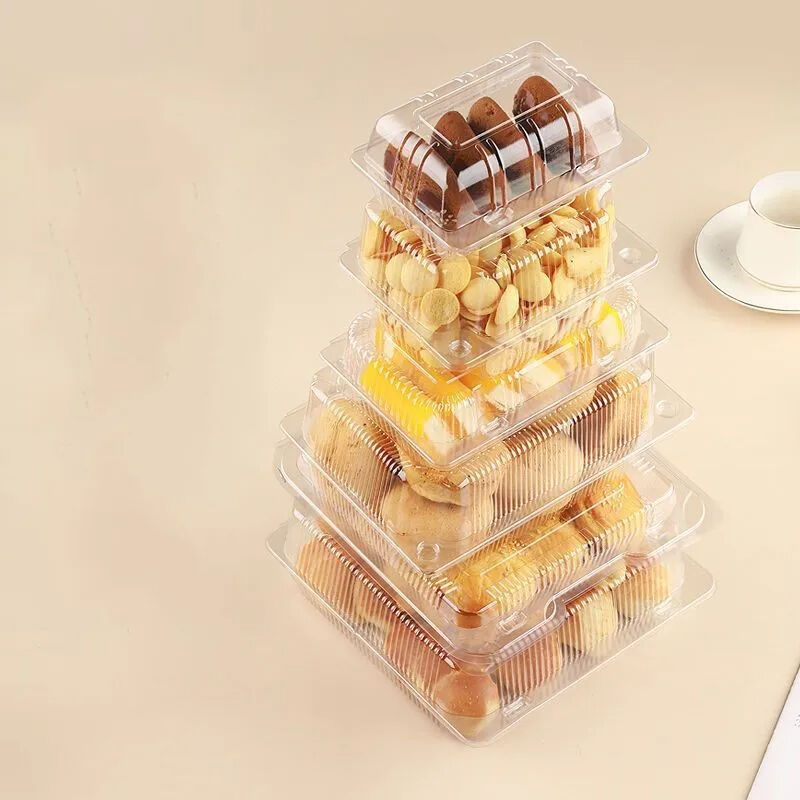 Clear Blister Plastic Dessert Cake Container Transparent Plastic ...