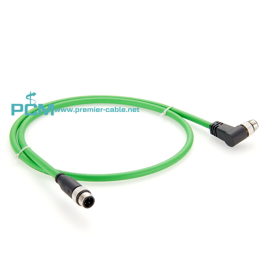 Buy Wholesale China M12 Ethernet Connector D-coded Right Angle Profinet ...