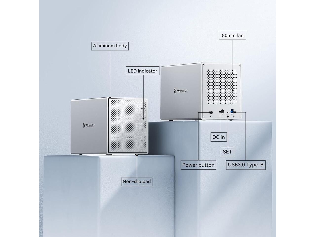 Orico 5 Bay Sata Hdd Enclosure 2.5 3.5 Inch Hdd Raid External Case Usb ...