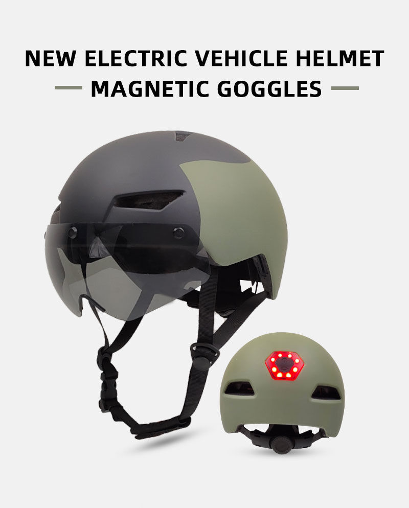 City Electric Bicycle Ebike Helmet With Sun Visor Breathable Eps ...