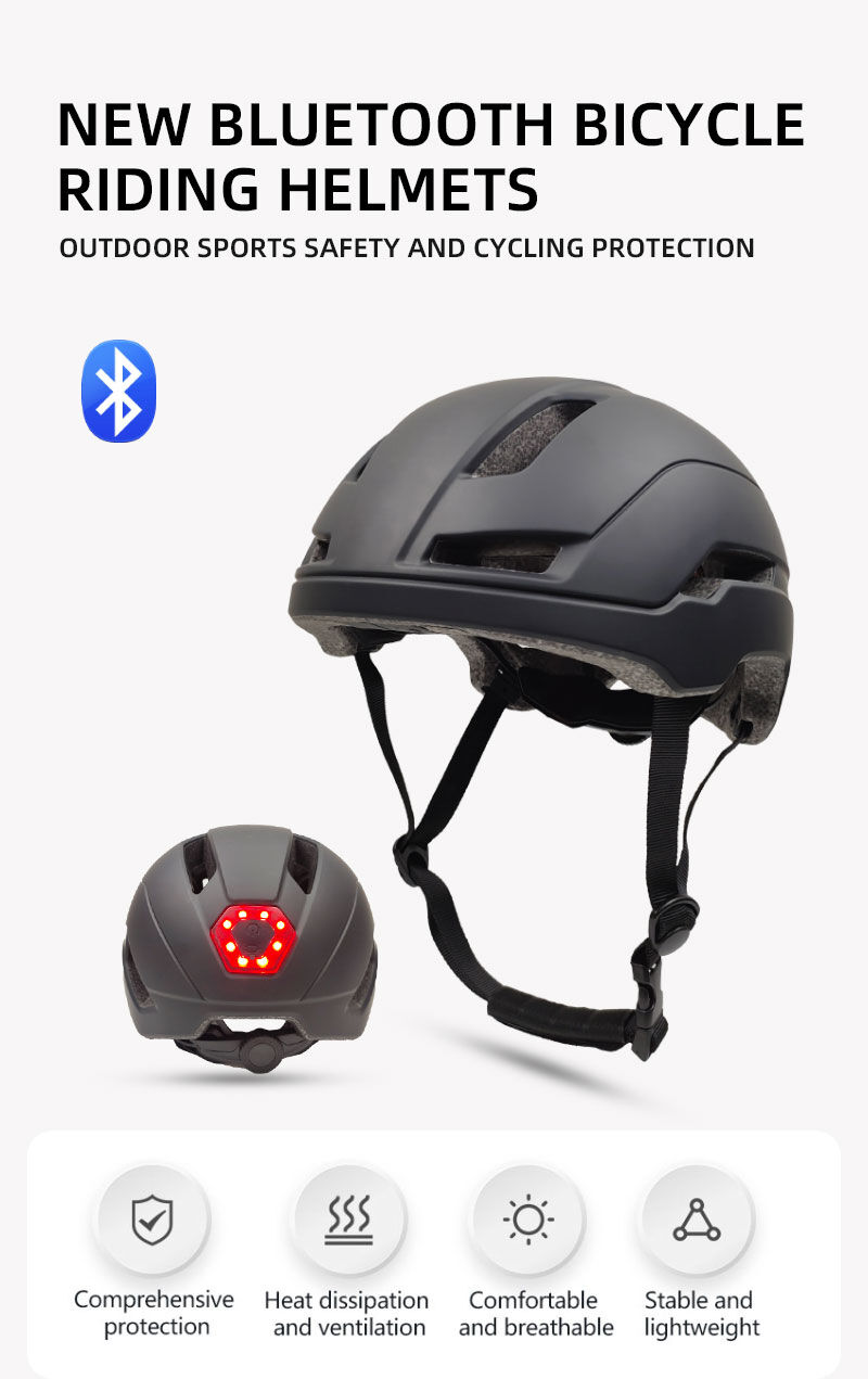 Buy Wholesale China Smart Helmet With Bluetooth Connectivity For Safe ...