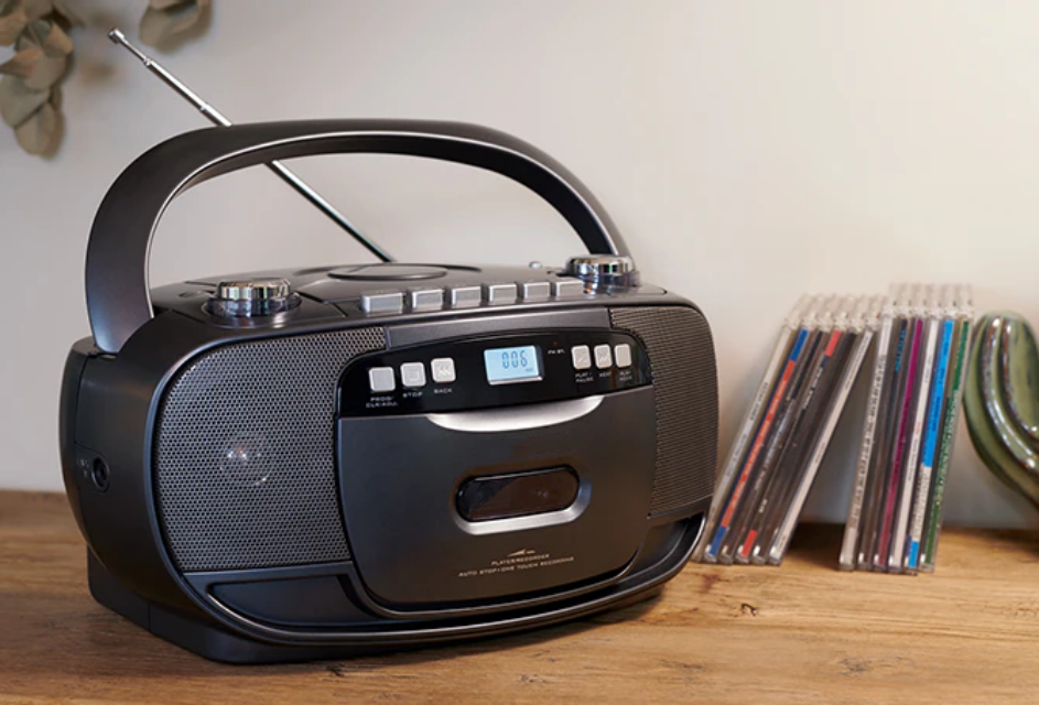 Buy Wholesale China Portable Boom Box Cd Player Tape Cassette Player ...