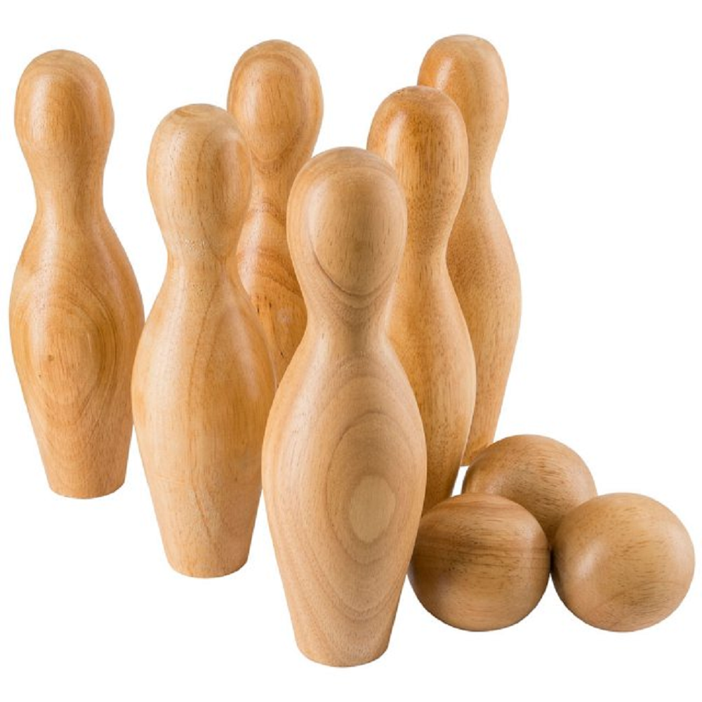 Buy Wholesale India Wooden Skittle Set With Customized Design Logo And ...