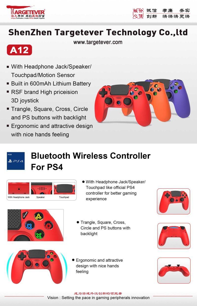 Buy Wholesale China Factory Price Supplier Cheap Bluetooth Gamepad For Ps4 Wireless Bluetooth