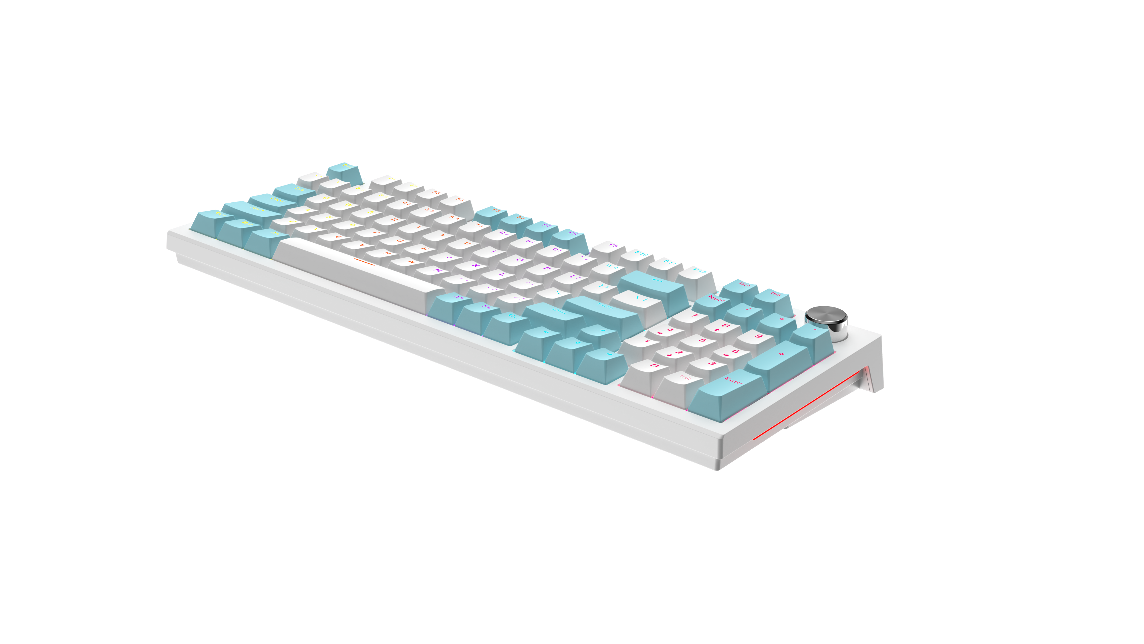 Buy Wholesale China 96 Keys Mechanical Keyboard With Rotary Knob And ...