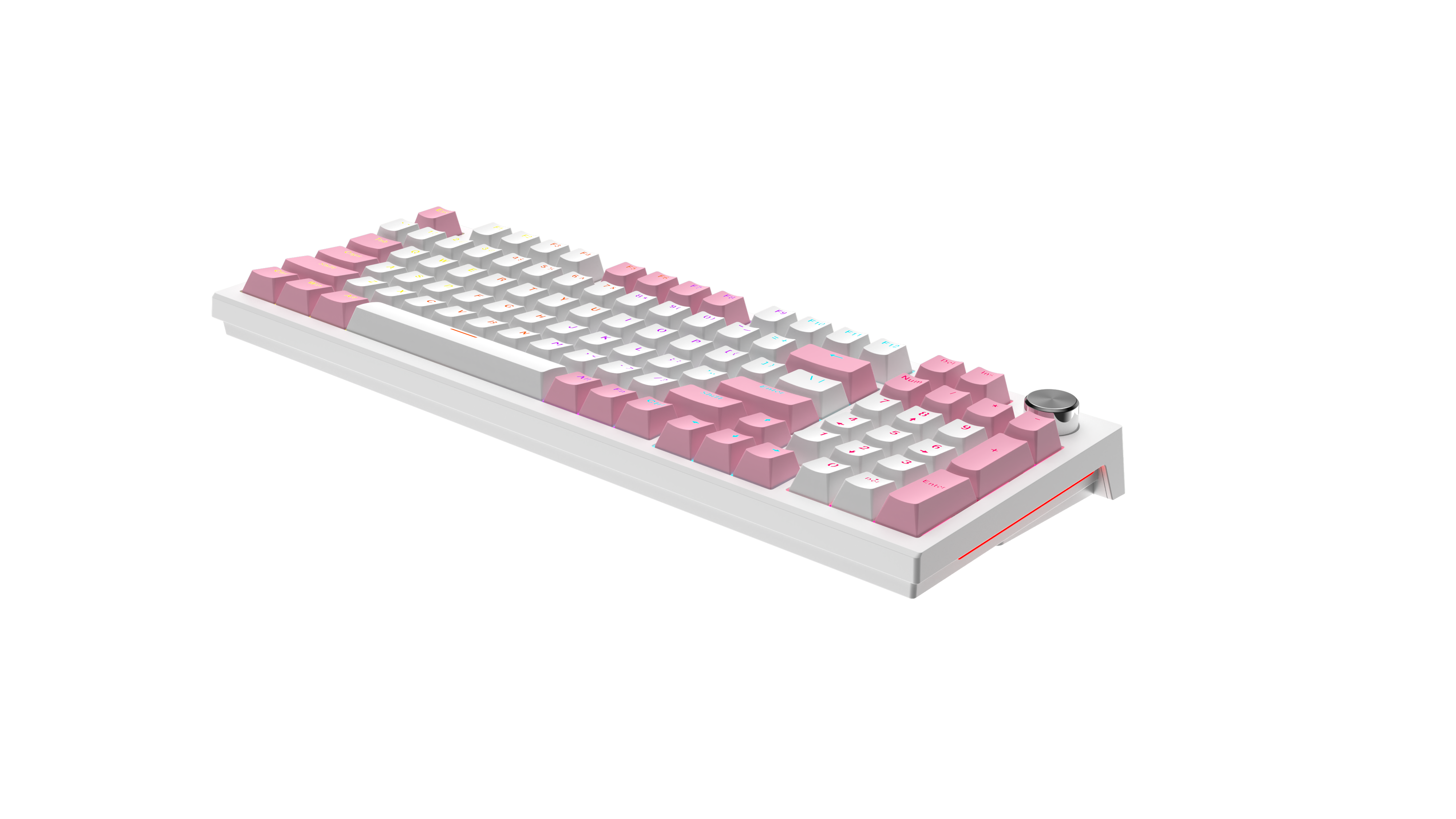 Buy Wholesale China 96 Keys Mechanical Keyboard With Rotary Knob And ...