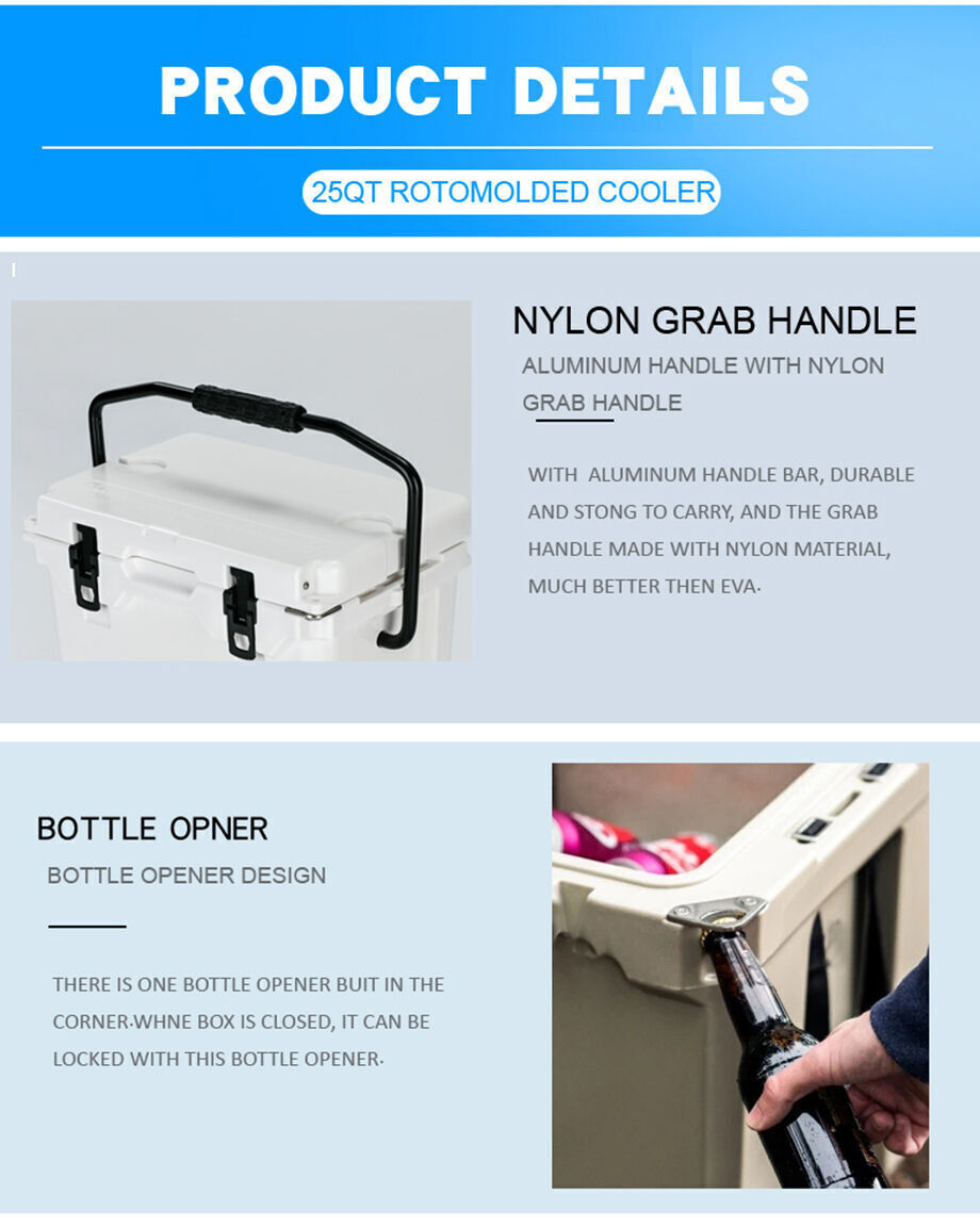 Manufacturer High-performance 23l Rotomolded Cooler Convenient Carry ...