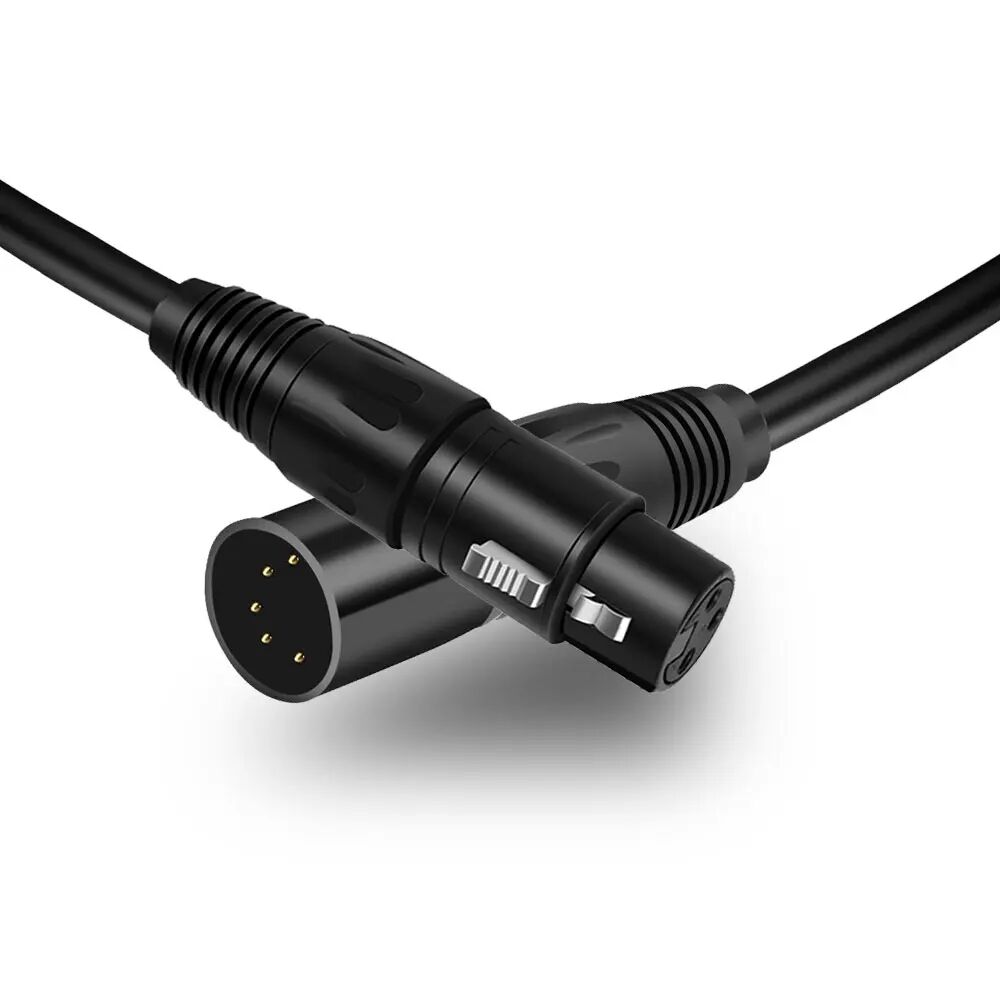 Buy China Wholesale 5pin Xlr Connector Dmx Mic Cable Male To Female 3 ...