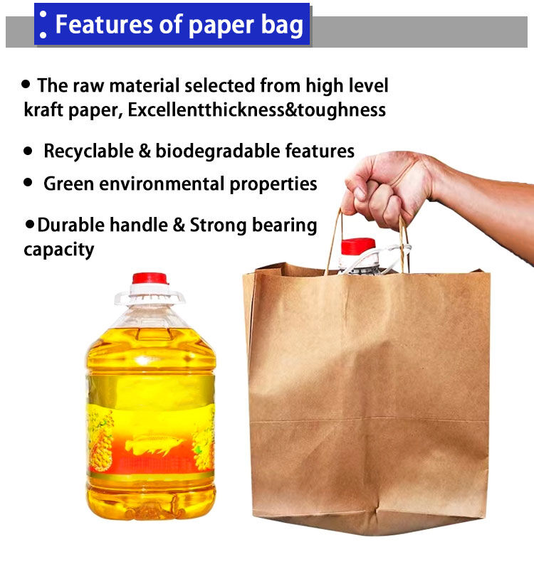 Buy Wholesale China Paper Bag Custom Printed Kraft Paper Bags ...