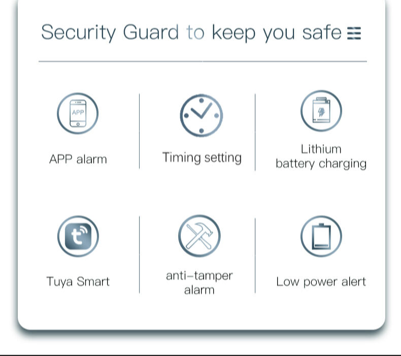 Sistem Alarm Mandiri Kerui Rumah Pintar, Sensor Pintu Wifi, Sistem ...