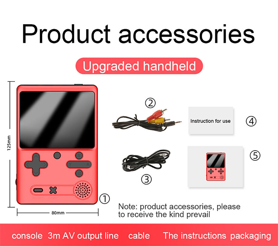 A M6 Handheld Game Console Single And Double Retro Fc Handheld 500 In ...