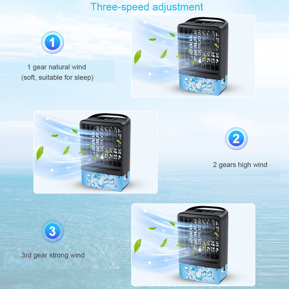New Design Usb Rechargeable Mini Air Cooler Fan 4000mah Portable Air ...