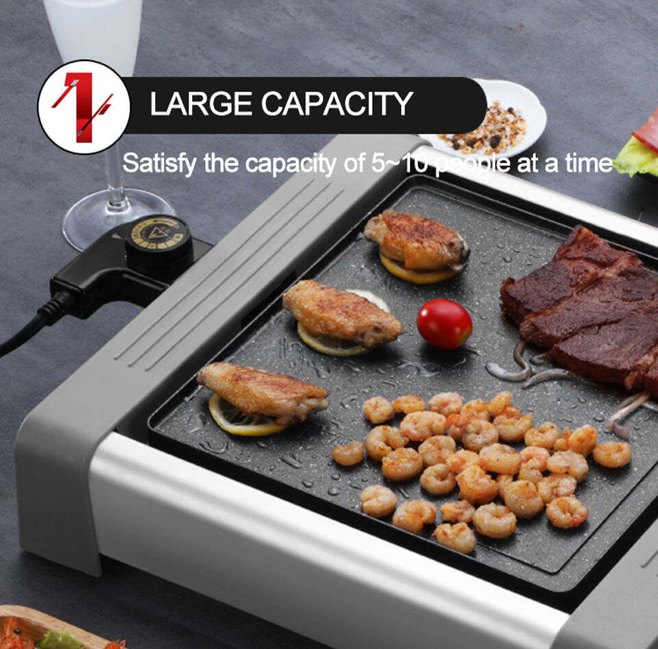 Buy Wholesale China Smokeless Indoor Grill, Nonstick Tabletop Electric ...