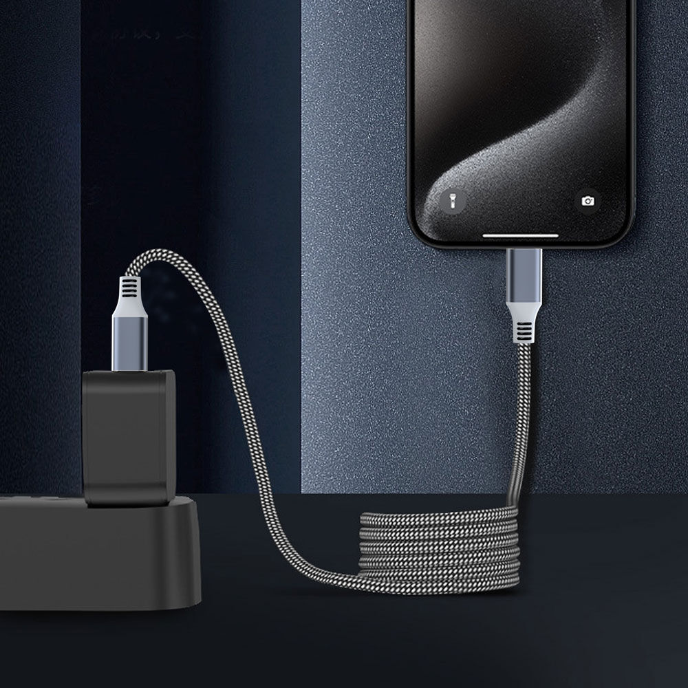 60w Magnetic Charging Usb C Cable 3.3ft Type C Fast Charging Cord Nylon ...