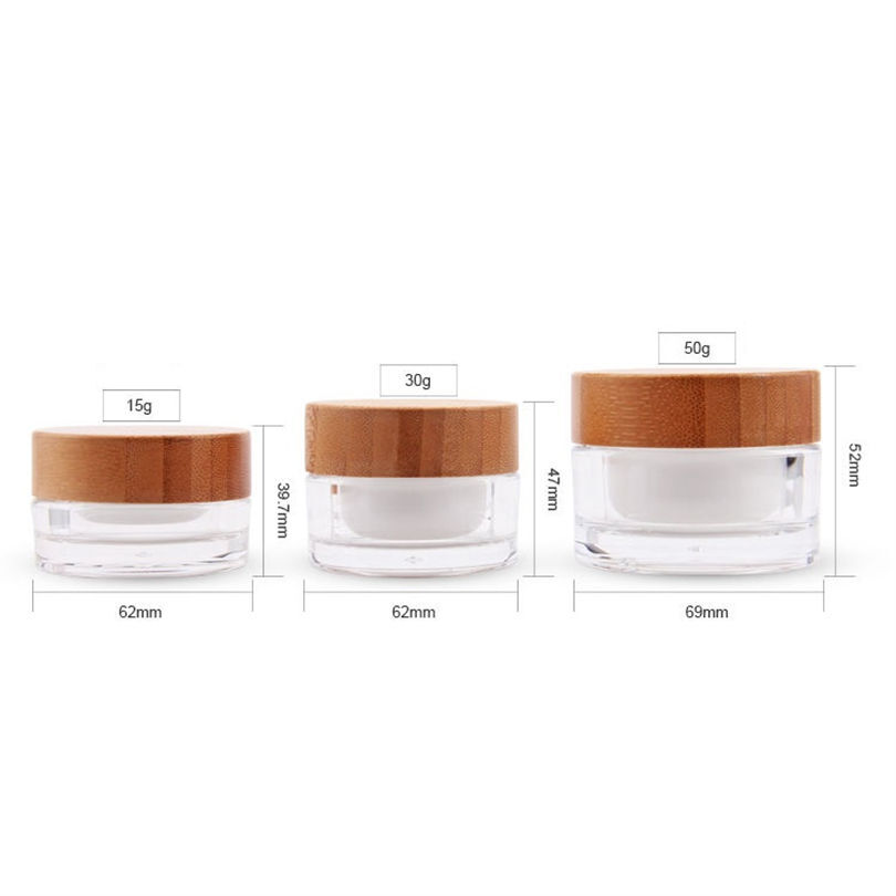 Skincare Packaging Color Transparent White Cosmetic Jars, Jar Cosmetic ...