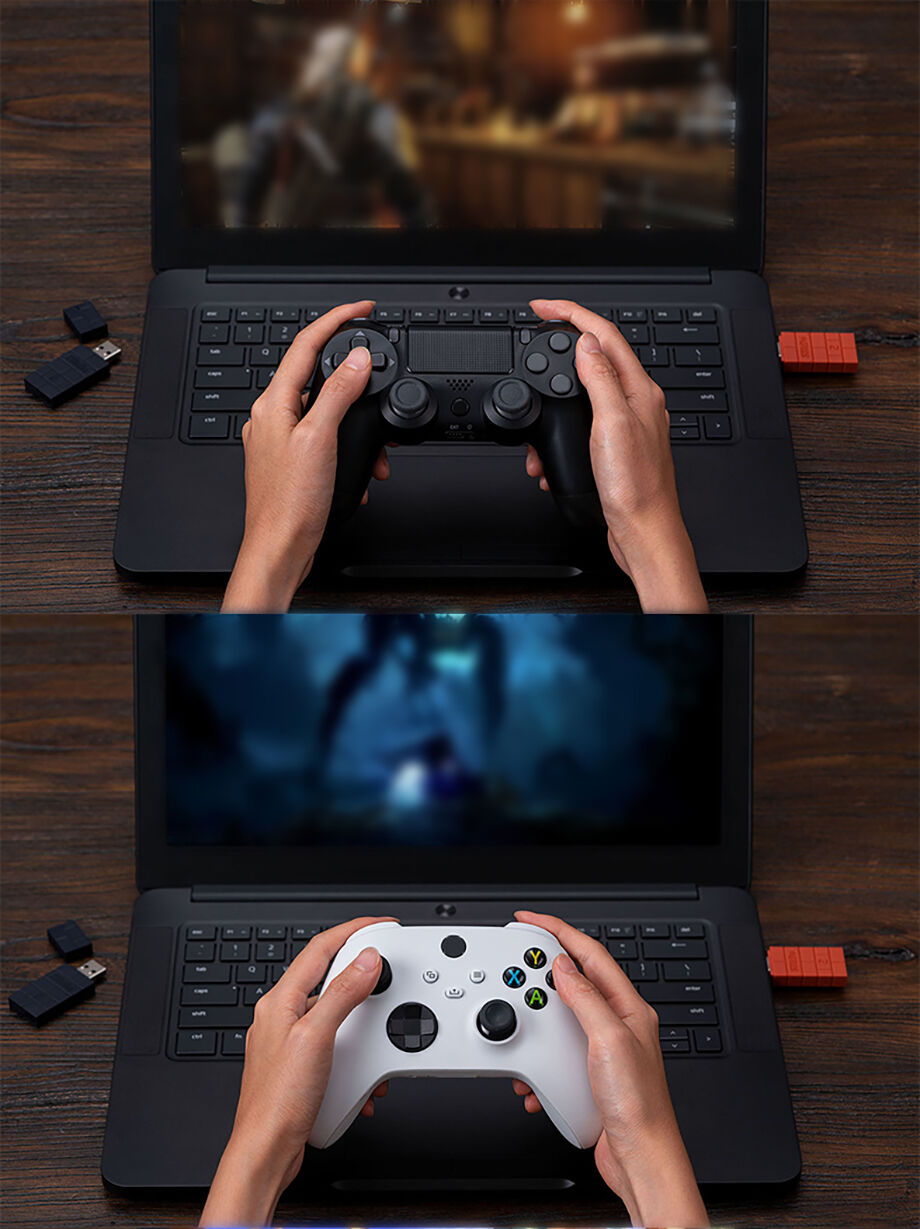 X 8bitdo Usb Wireless Adapter Gamepad Receiver For Ps3 Ps4 Ps5 ...