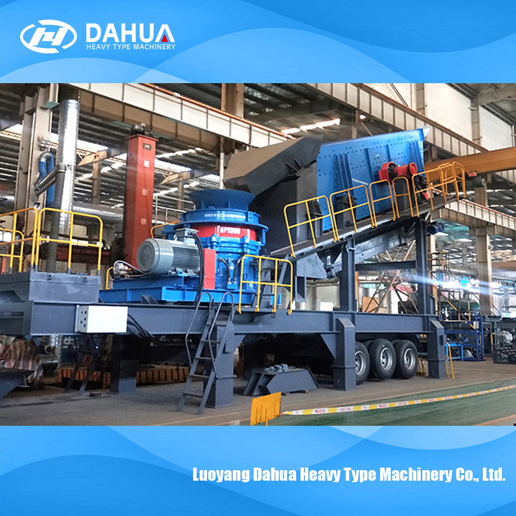 Crawler Type Mobile Cone Crushing Plant, Whole Set Crushing And ...