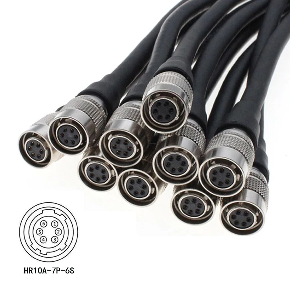 Buy Wholesale China Industrial Camera Power Cable Hirose 6 Pin Female ...