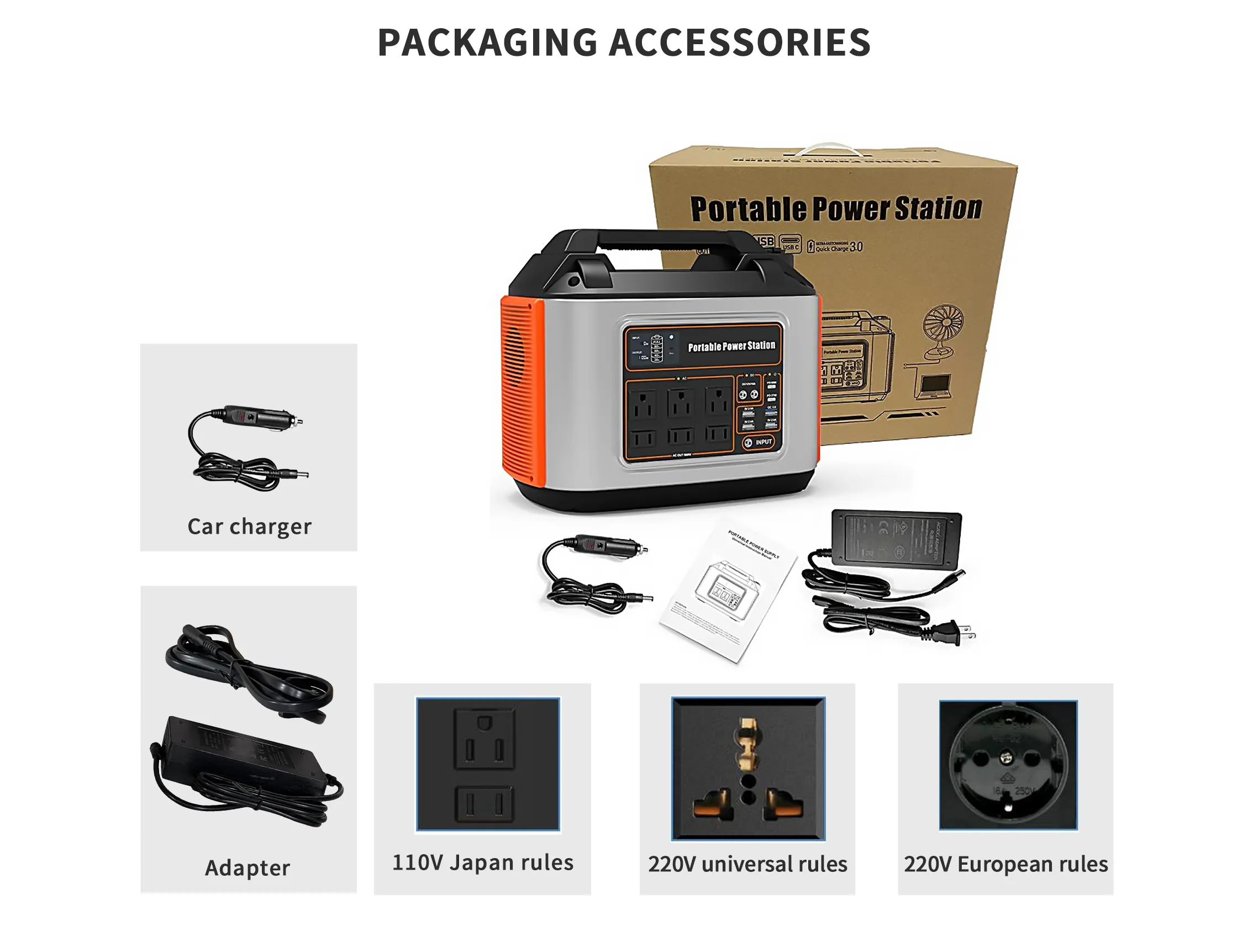 Powerful Output, Infinite Portability 500w Portable Power Packs Energy ...