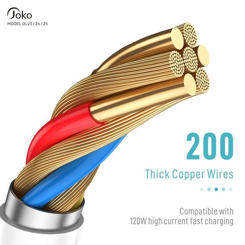 Buy Wholesale China Joko Top Selling 1m Od 6.0 5a Data Cable Support ...