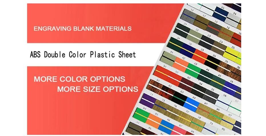 High Quality Abs Double Color Plastic Sheet With Free Sample For Laser ...