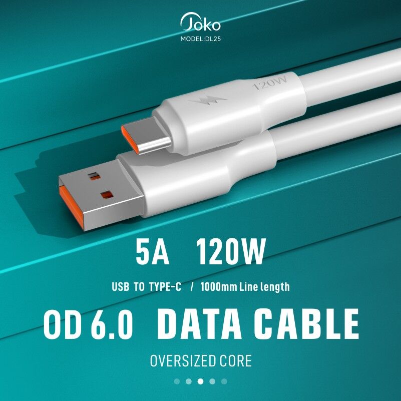 Buy Wholesale China Joko Top Selling 1m Od 6.0 5a Data Cable Support ...