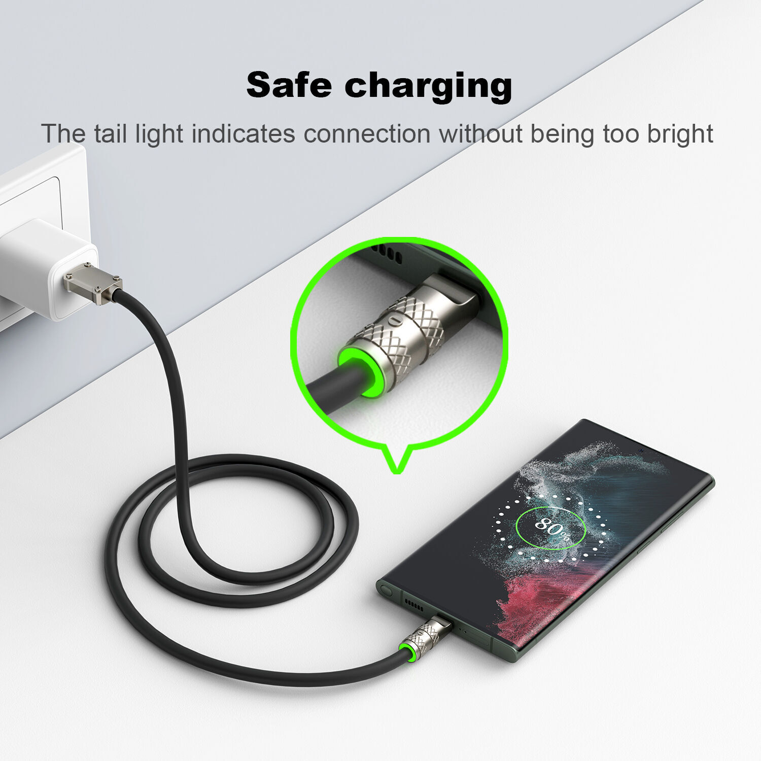 Mfi Usb A To Lightning, Thicker Silicone Cable, Food-grade, Zinc Alloy ...