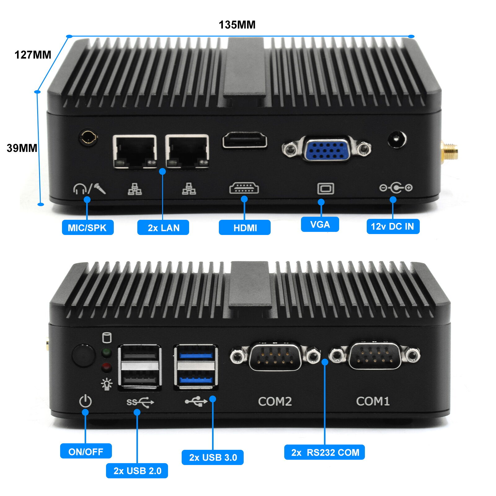Sengston Industrial And Commercial Mini Pc Celeron J4125 Ddr4 8gb Ram ...