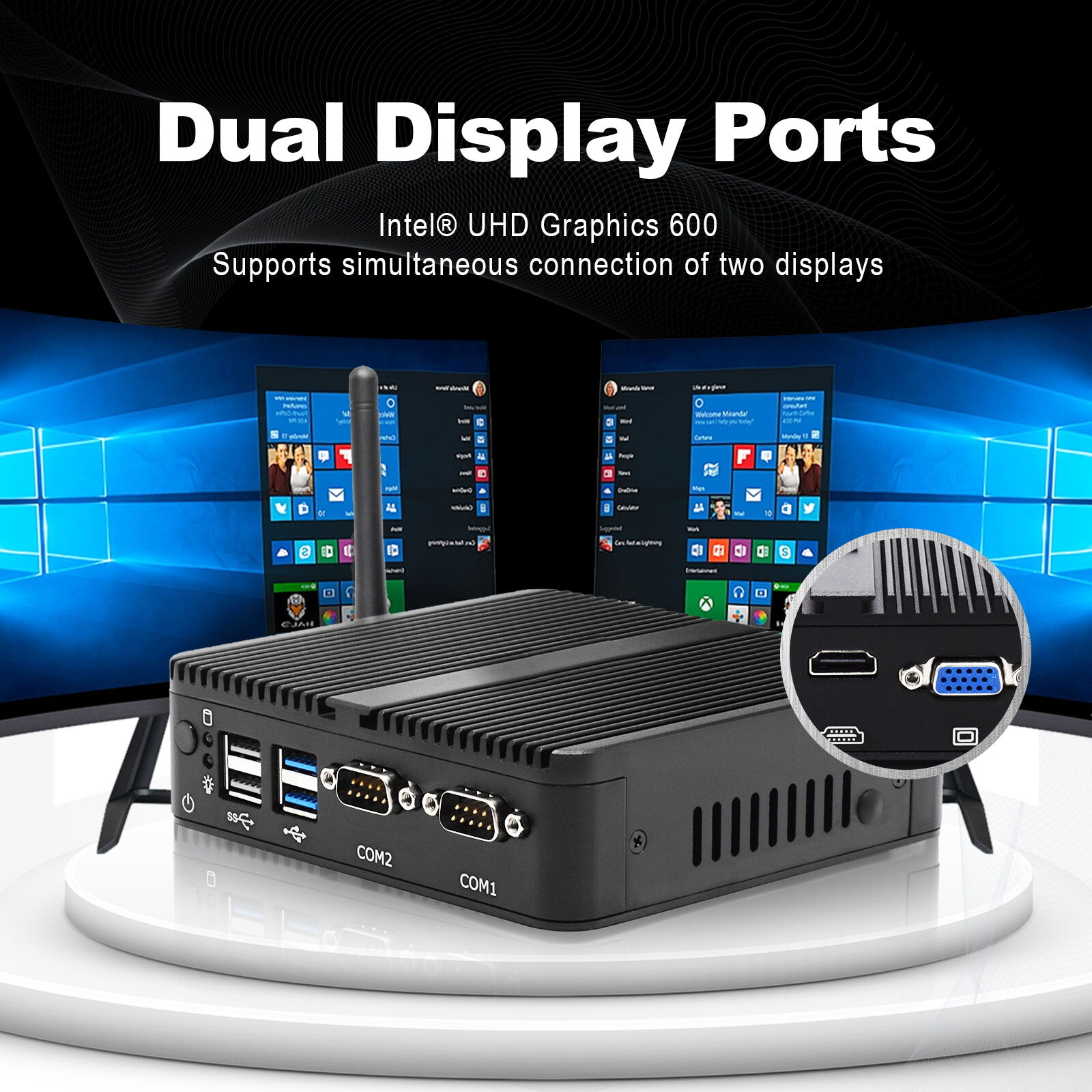 Sengston Industrial And Commercial Mini Pc Celeron J4125 Ddr4 8gb Ram ...