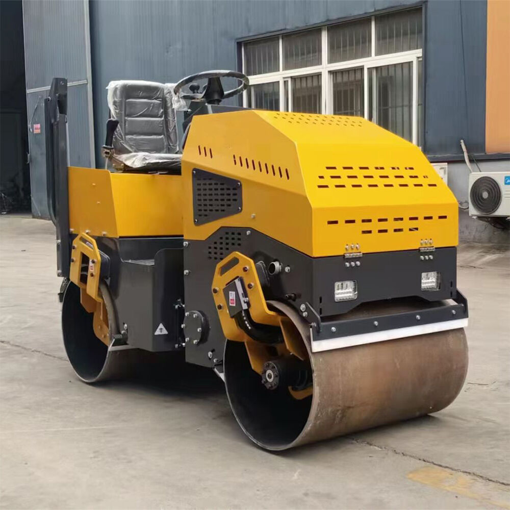 Road Construction Machinery Vibratory Roller Double Wheel Compactor ...