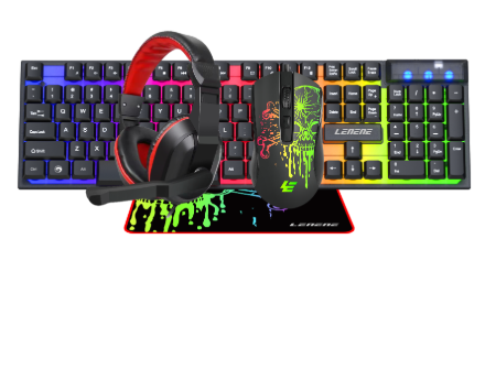 Oem Gaming Combo 104 Keys Membrane Rgb Backlight Pc Keyboard Pc Gaming ...