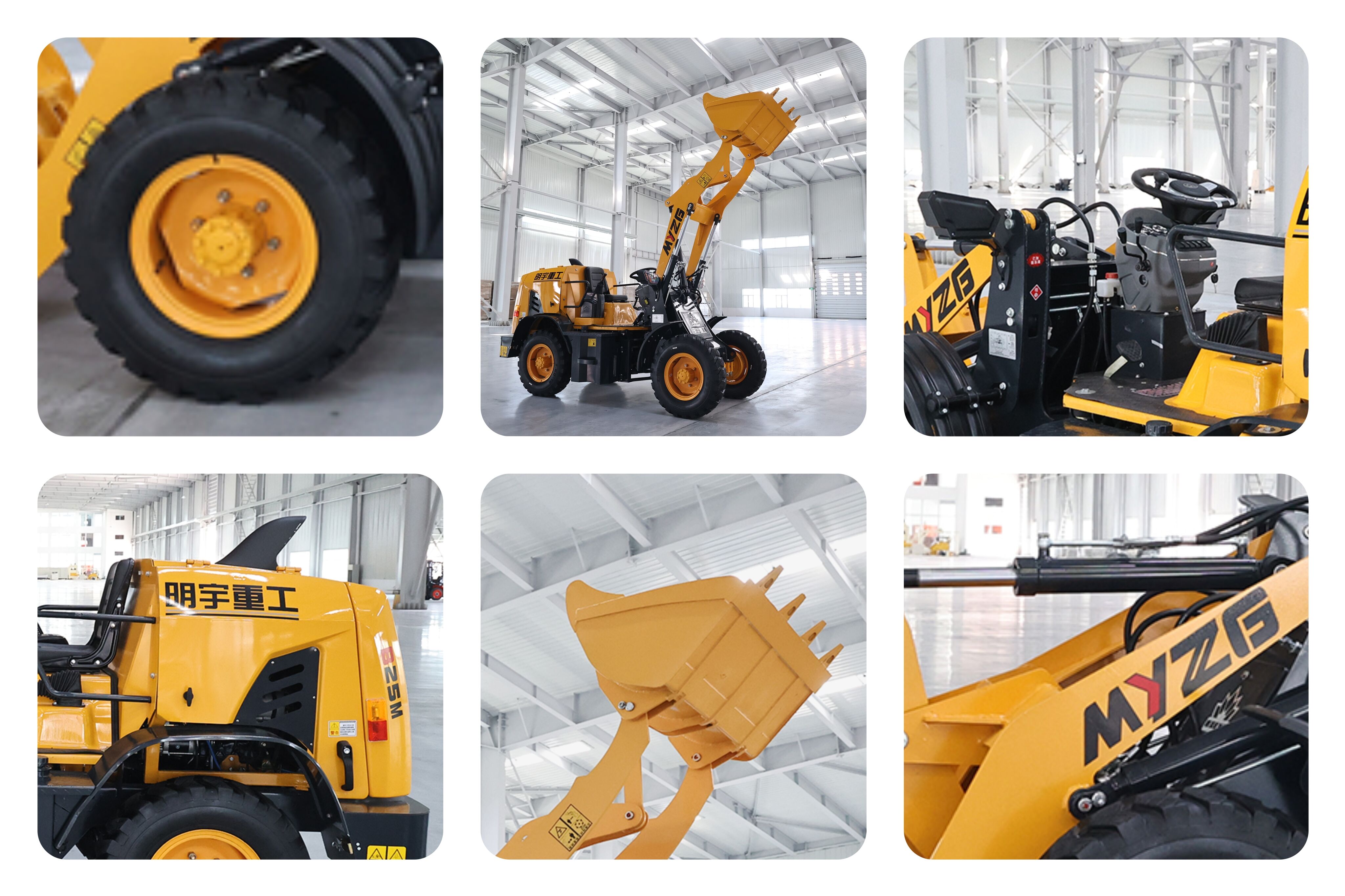 Myzg Factory Direct Sales Mini Wheel Loader Multifunctional Skid-steer Loader With Bucket $3106 ...